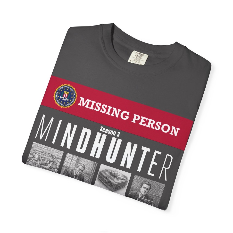 Mindhunter Season 3 Shirt FBI Missing Person Poster Graphic Tee | eBay