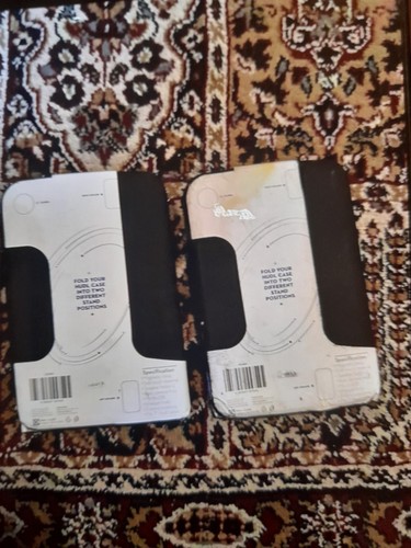 2 TESCO HUDL 7'' SOFT TOUCH FOLDING CASE/STAND NEW BEEN SAT IN STORAGE ...