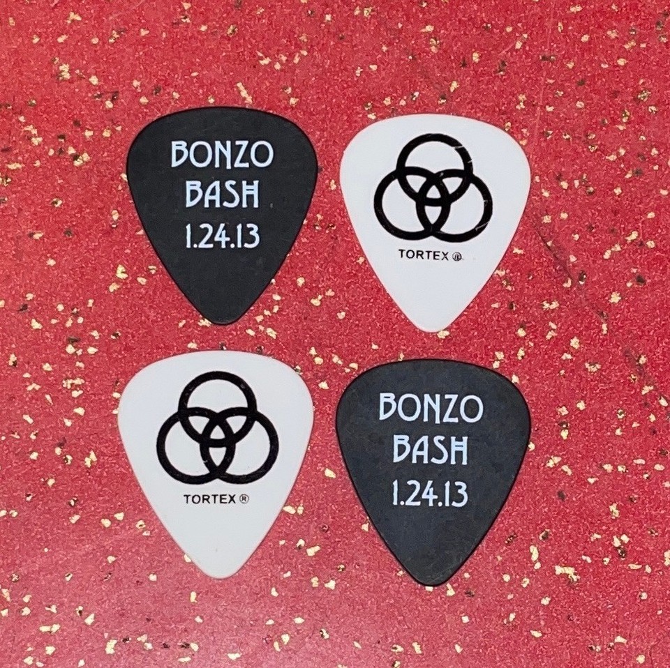 4 Bonzo Bash Collectible Guitar Picks 1.24.13 - White & Black! John ...