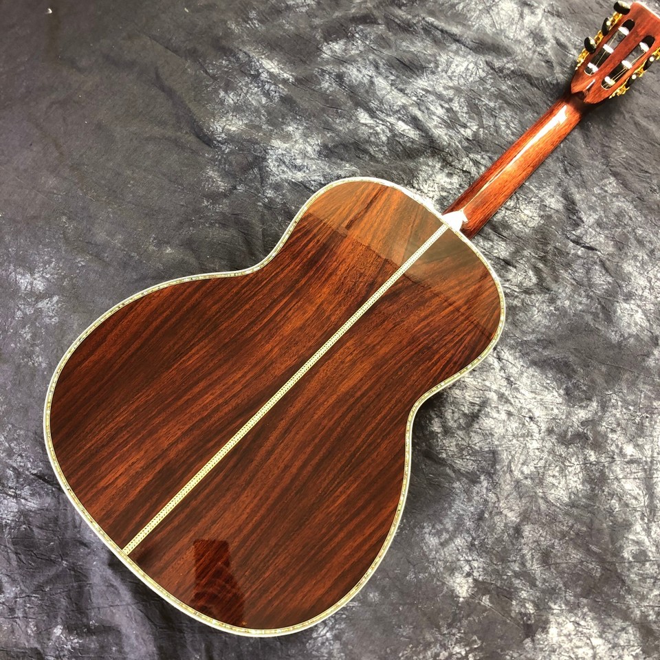 39" Solid Cedar Top OOO Model Acoustic Guitar Ablaone Ebony Fingerboard ...
