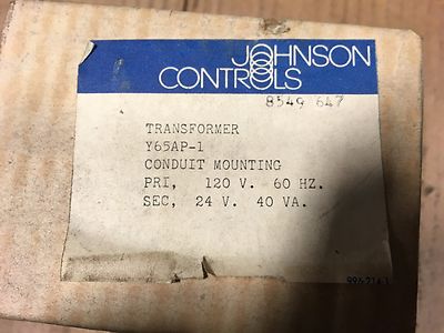 LOT OF 6 Johnson Controls Transformer Y65AP-1 PRI 120V 60HZ | eBay