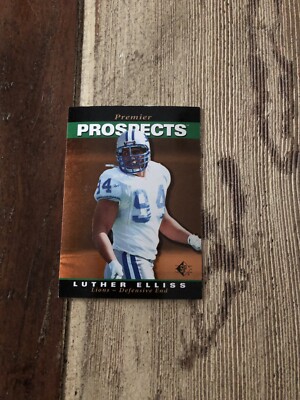 1995 Upper Deck Luther Elliss Premier Prospects Lions DE Rookie Card#14 ...