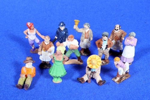 Lot of HO Scale Painted Metal People Figures | eBay