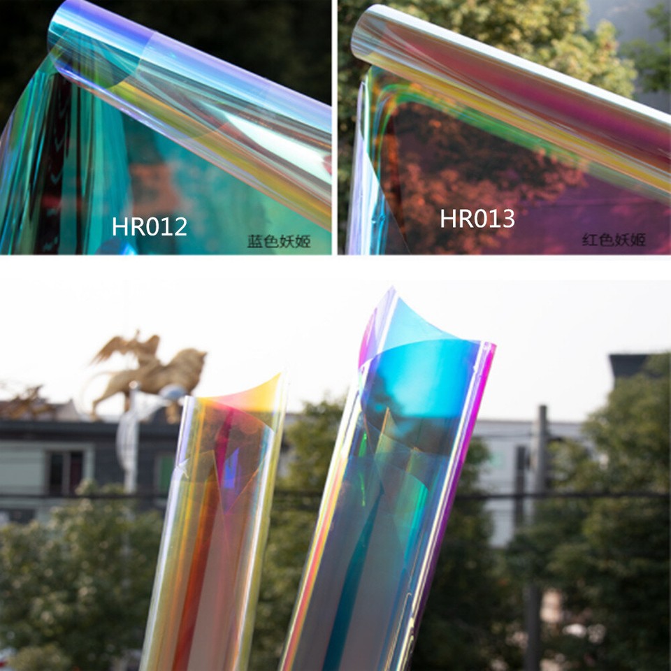 Rainbow Dichroic Colorful Window Film Beautiful Iridescent GLass ...