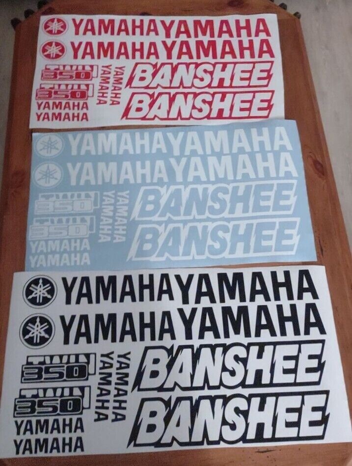 1986-2006 yamaha banshee full graphics kit decals stickers OEM ...