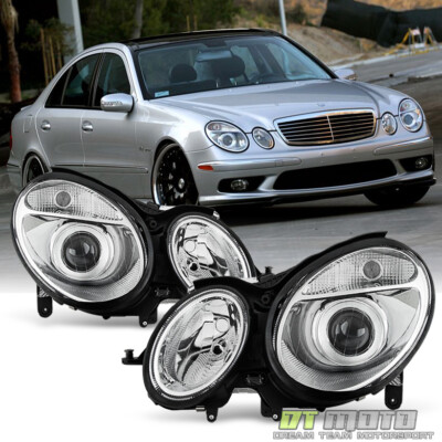 2003-2006 Mercedes Benz W211 E-Class Headlights Lamps E320 E350 E500 ...