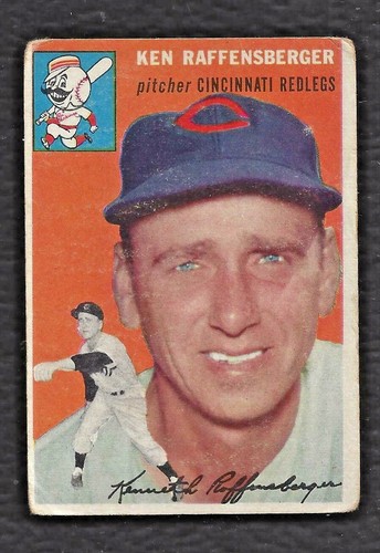 Ken Raffensberger 1954 Bowman Baseball Card #46 Redlegs | eBay