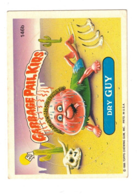 1986 TOPPS GARBAGE PAIL KIDS SERIES 4 DRY GUY #146B EX VINTAGE FUNNY ...