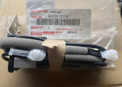 Genuine OEM Toyota 86309-0C040 Pole Sub-Assy, Pillar Antenna for Tundra ...