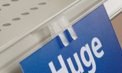 Gondola Shelving Price Channel Sign Holders/Shelf Clip -Sign Grip 10 ...