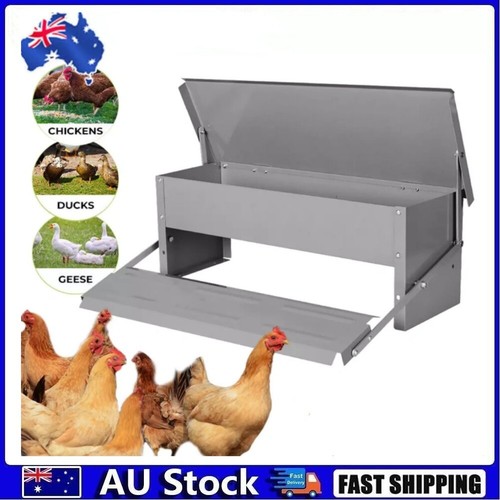 Automatic Chicken Feeder Chook Food Feeder Capacity Treadle Self ...