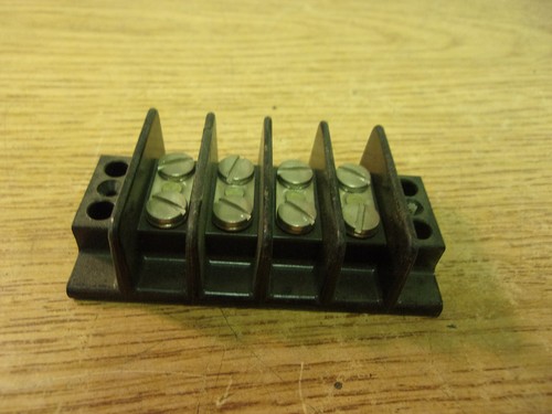 Jones Panel Mount Barrier Terminal Block, 2 Row, 4 Positions *FREE ...