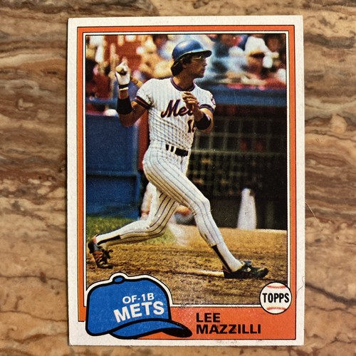 #510 Lee Mazzilli New York Mets - 1981 TOPPS | eBay