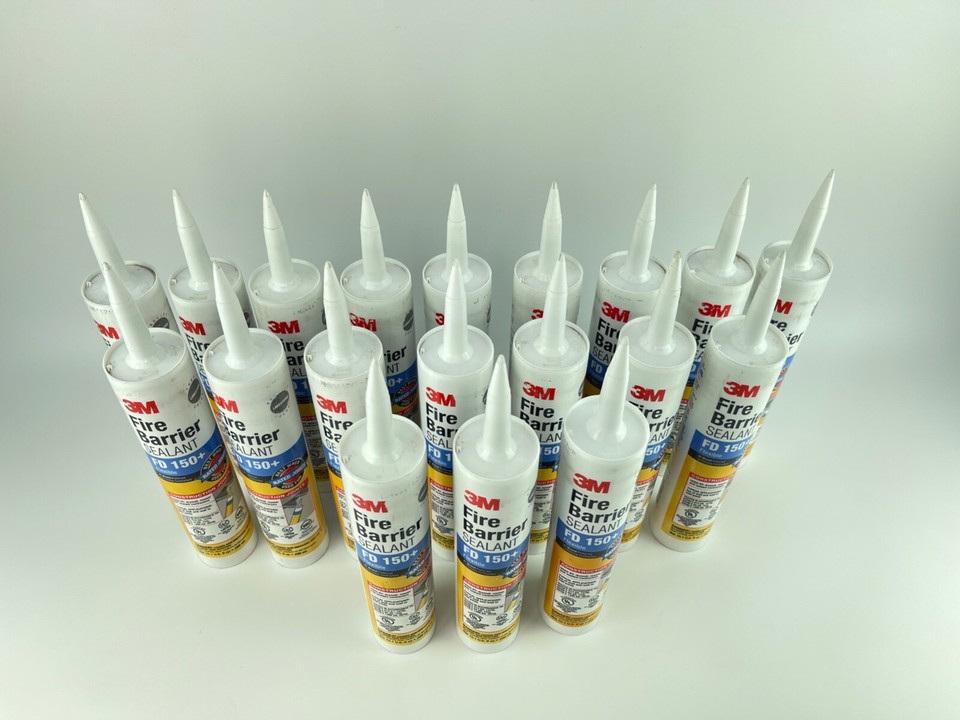 Lot of (19) 3M 10.1 Oz. Fire Barrier Sealant, Limestone FD 150 ...