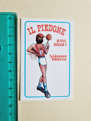 Autocollant Le Piedone Saint Giovanni Valdarno Timbre 80s | eBay