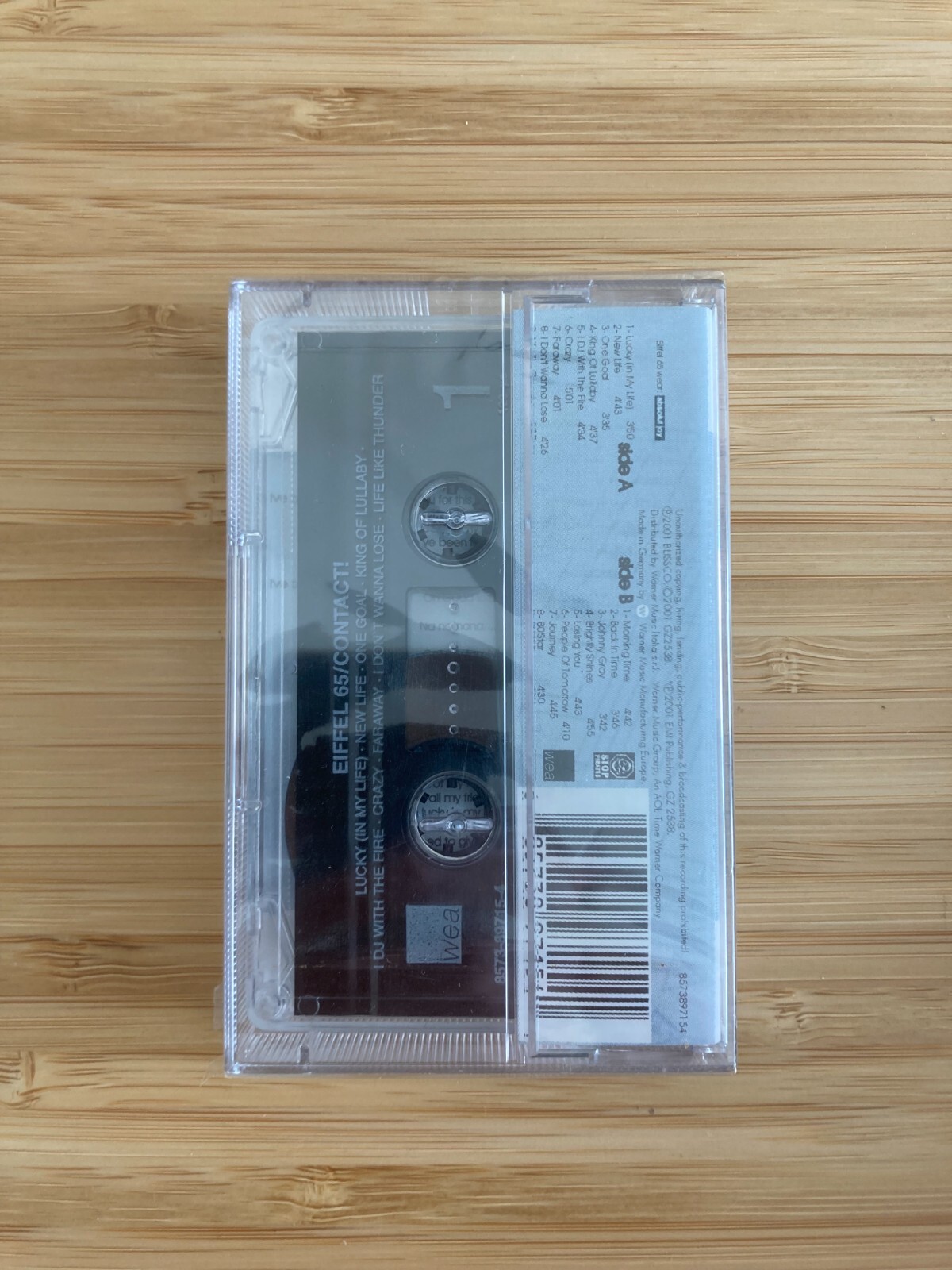 Eiffel 65 _ Contact _ MC K7 Musicassetta Tape _ 2001 SIGILLATA SEALED ...