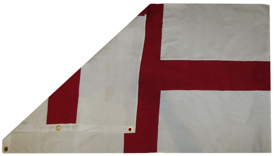 3x5 Embroidered Sewn St George Georges Cross 100% Cotton Flag 3'x5 ...