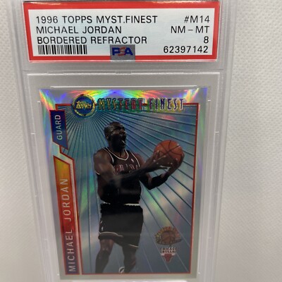 🔥1996-97 Topps Mystery Finest Michael Jordan #M14 Bordered Refractor ...