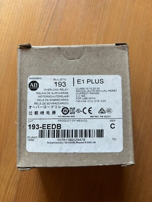 Allen Bradley 193-EEDB Overload Relay 3.2-16A 600V SER C Selectable ...