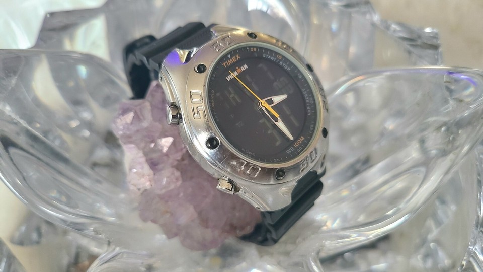 Timex Ironman Men T56371 Stranger Than Fiction 43mm Quartz Ana Digi ...