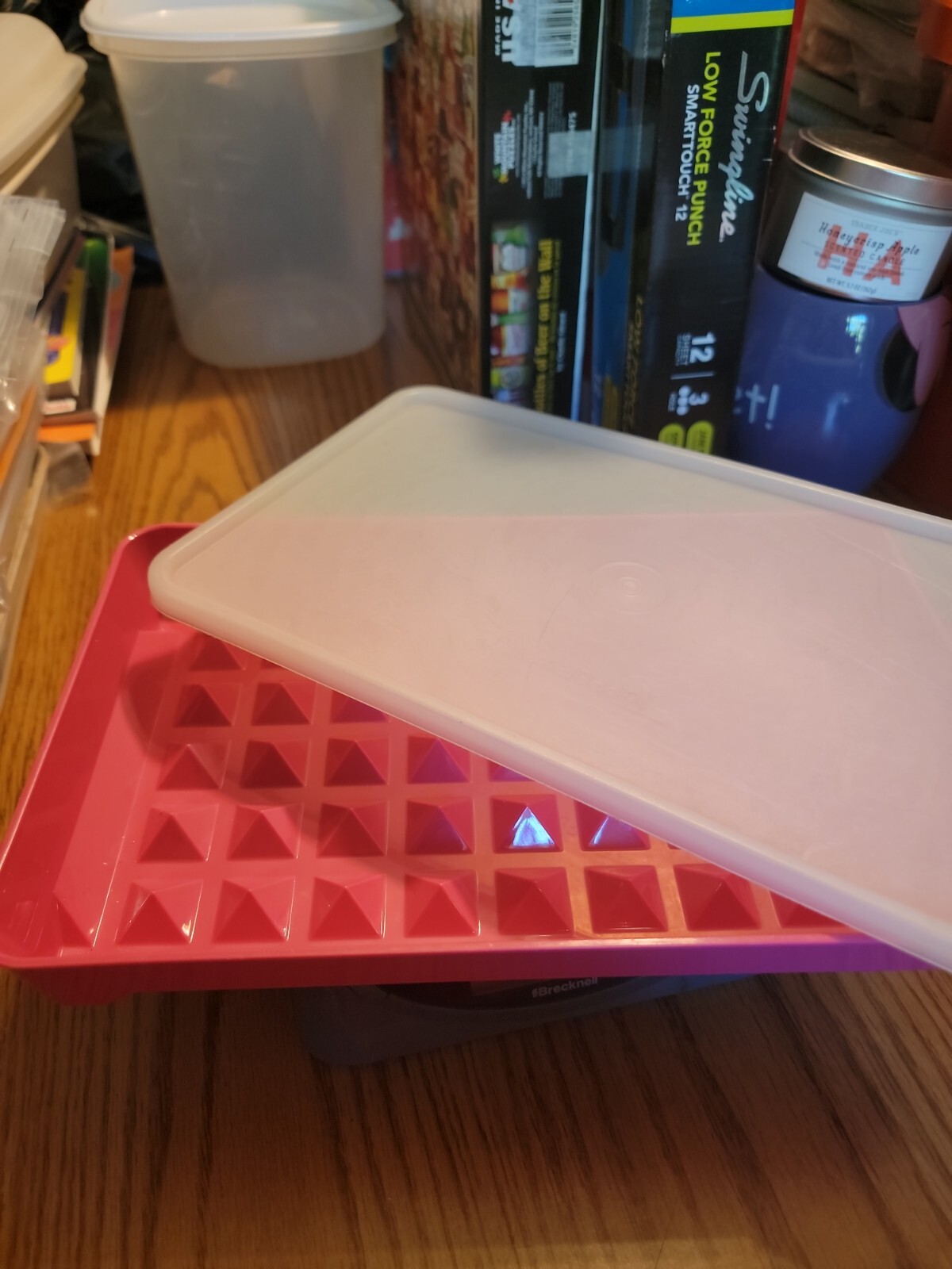 Tupperware HOT PINK 1292-8 Hot Dog, Sausage, Bacon, Deli Meat Keeper | eBay