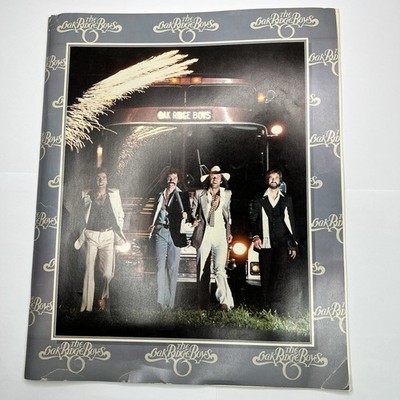 VTG 1981 The Oak Ridge Boys MCA Records Oversize Fan Photo Tour Book ...