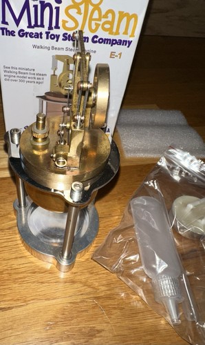 MiniSteam Live Steam Beam Tea Candle Engine Returned | eBay