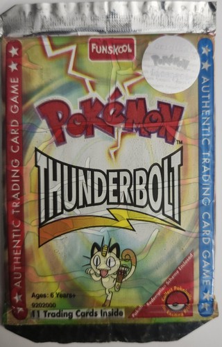 Pokémon Funskool Thunderbolt Sealed Pack - Meowth Pack Art | eBay
