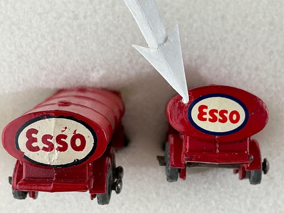 Matchbox Lesney 1955# 11A ERF Petrol tanker"SMALL DECAL" n.mint boxed ...