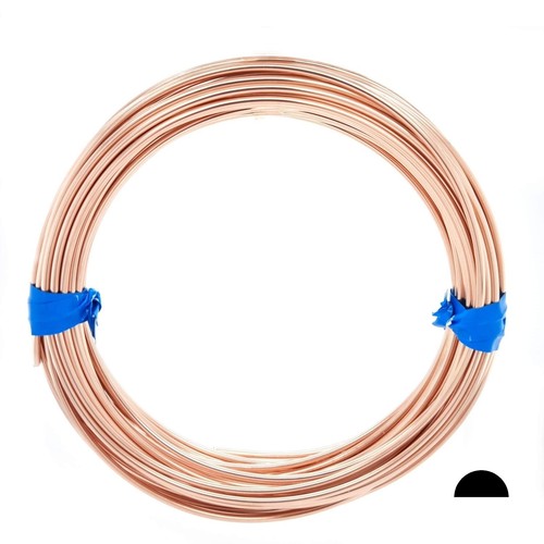 20 Gauge, 14/20 Rose Gold Filled Wire Half Hard (half Round) 14k Pink ...