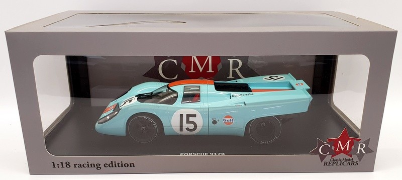 CMR 1/18 Scale Model Car CMR146-15 - Porsche 917K Race Car Gulf #15 | eBay