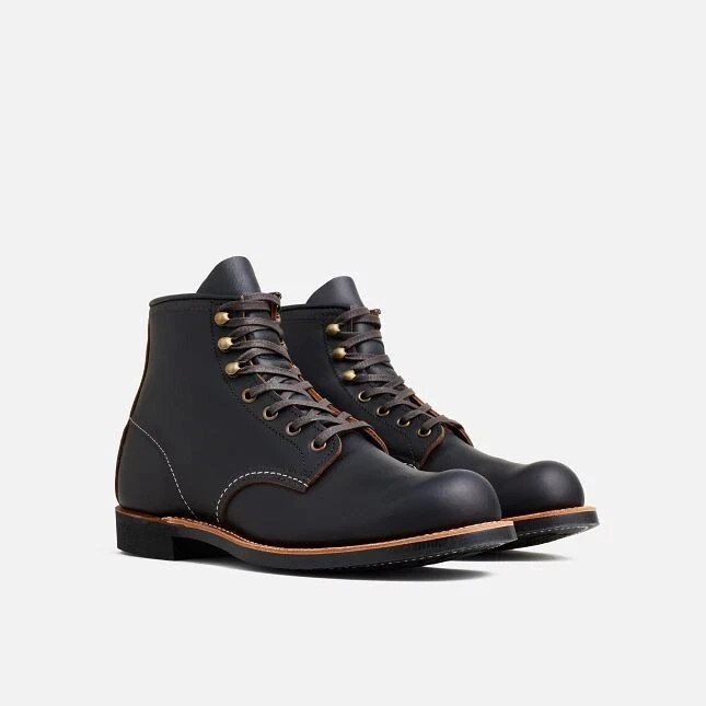 Red Wing Mens Blacksmith Leather Black Prairie Leather Boots Size 10.5 ...