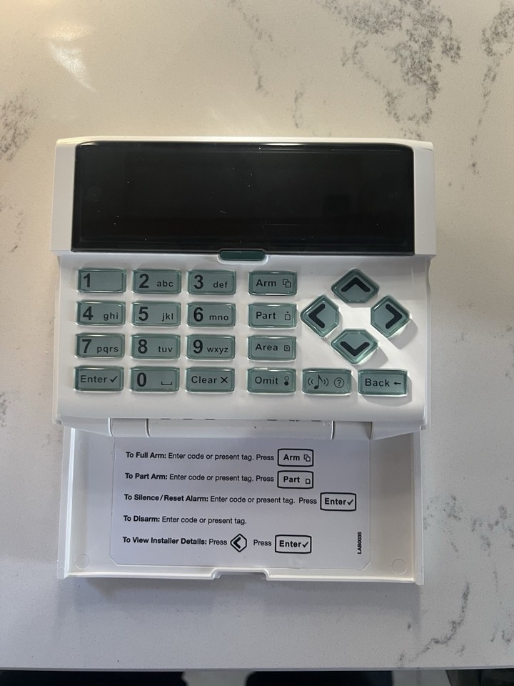 Orisec CP-20 Control Panel + Wired Orisec Keypad | eBay UK