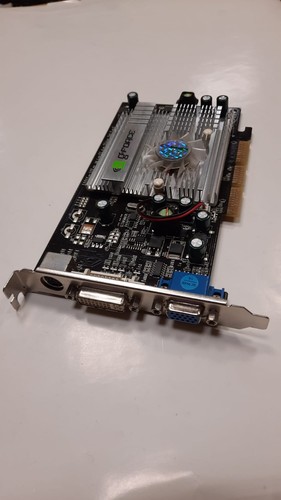 SCHEDA GRAFICA GEFORCE NVIDIA AGP 256 MB GF 6200 DDR2 | eBay