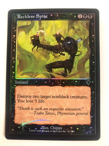MTG 1x Reckless Spite - Invasion (FOIL) NM Magic The Gathering - 581 | eBay
