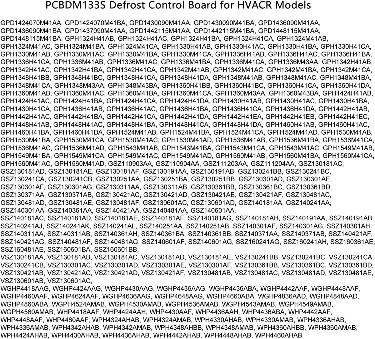 Goodman Hvac Control Board Goodman PCBDM133S Defrost Control Board Heat ...