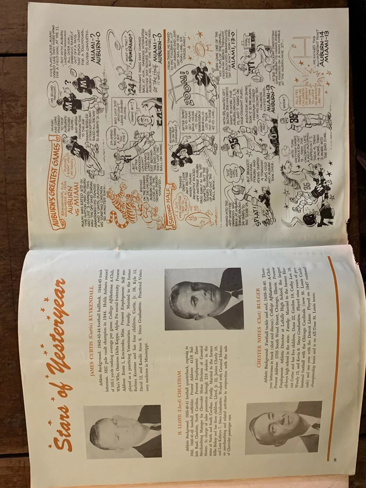 1965 AUBURN v MISSISSIPI ST. football program/“PHIL NEEL”Fab Cover ...