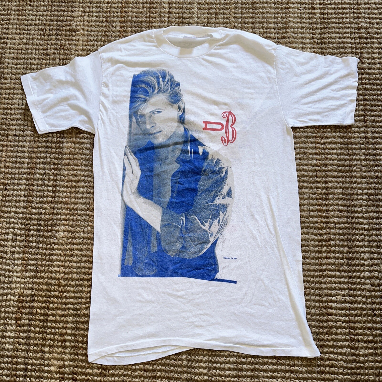 Vintage 1987 David Bowie Glass Spiders Tour Shirt - Gem