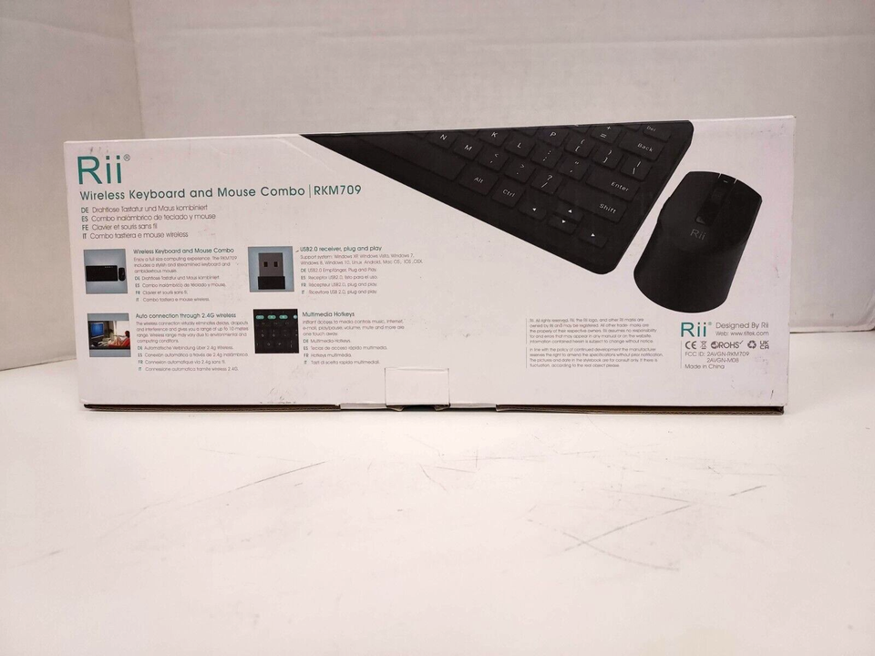 Rii Wireless Keyboard And Mouse Combo RKM709 | eBay
