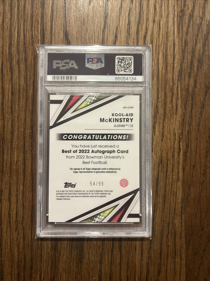 2022 Bowman's Best Kool-Aid McKinstry Auto Green Refractor #54/99 ...