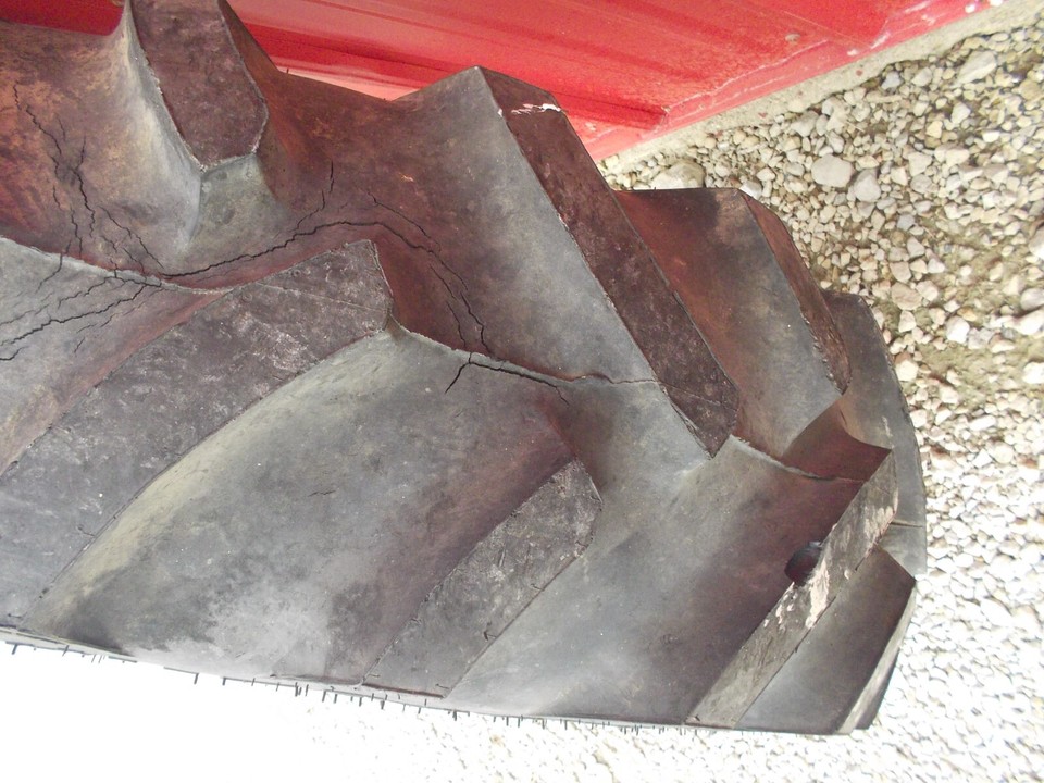 1) Allis Chalmers C AC Rim & 11.2 x 24 Tital Hi Traction tractor tire ...