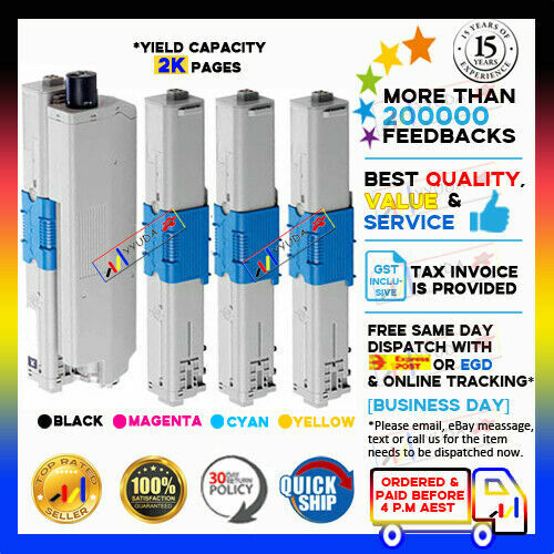 Any 1x Toner C310 C330 MC361 for OKI MC361dn MC362 MC362dn MC362dnw ...
