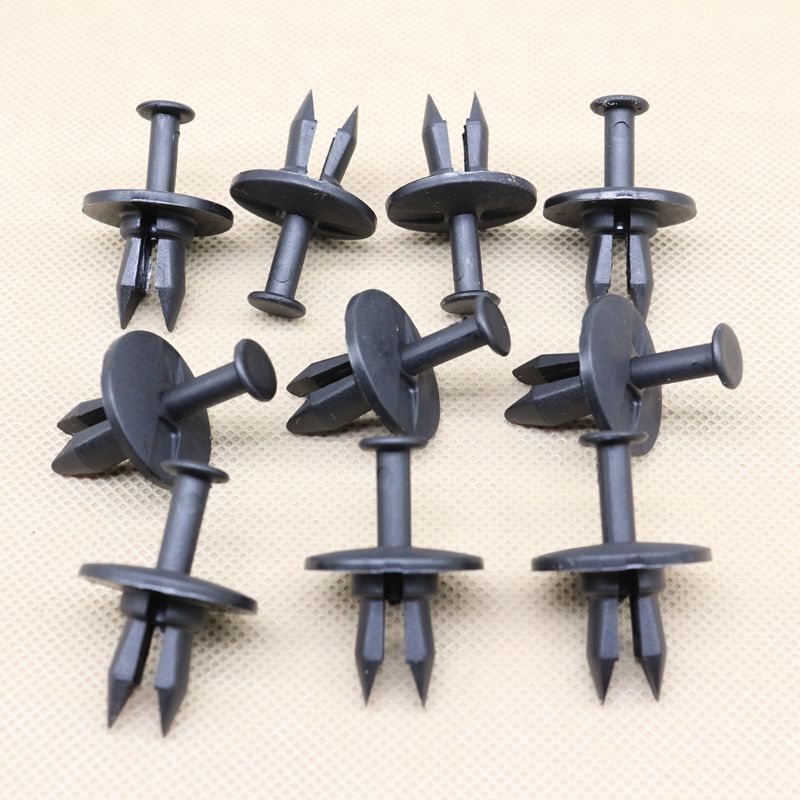 10X Bumper Cover Fascia Clips Push-Type Retainer Fastener Rivets For GM ...