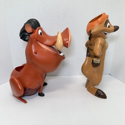 Disney Parks Timon Sipper Cup And Pumbaa Popcorn Bucket Lion King Pumba READ | eBay