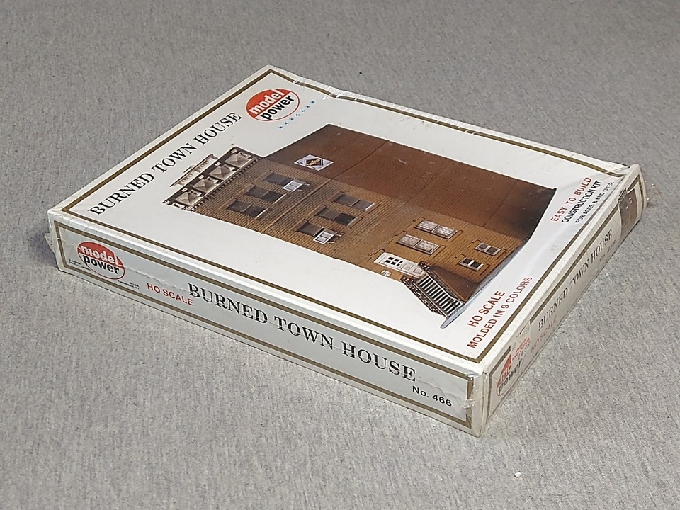 Model Power HO "Burned Town House" Kit No.466 - Sealed ~ TS | eBay