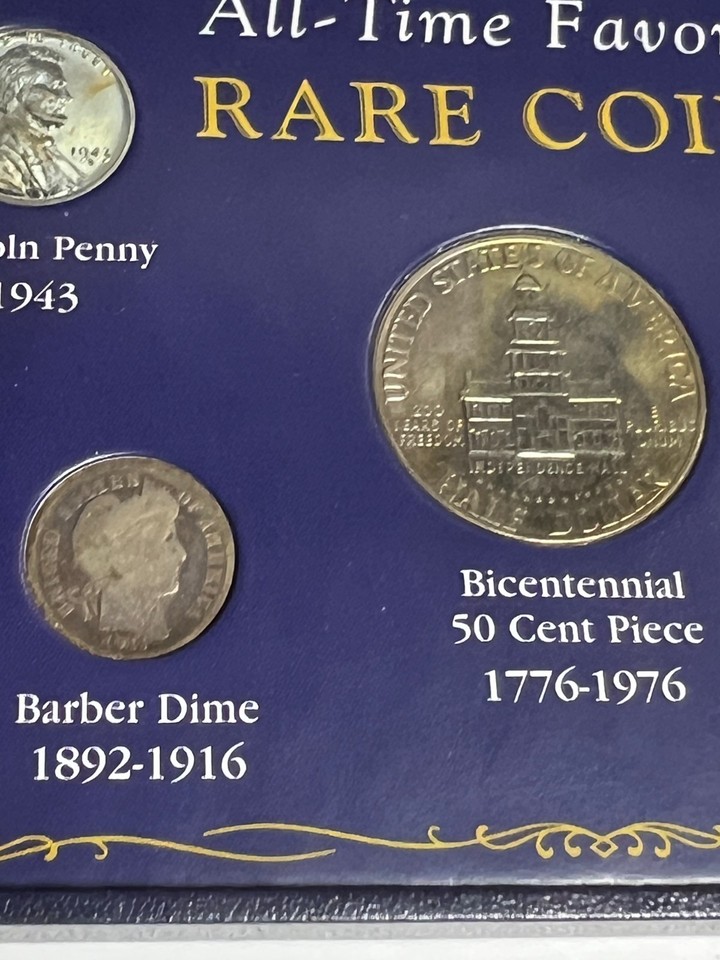 America’s All-Time Favorite “Rare Coins” Collector Set Display Case w ...