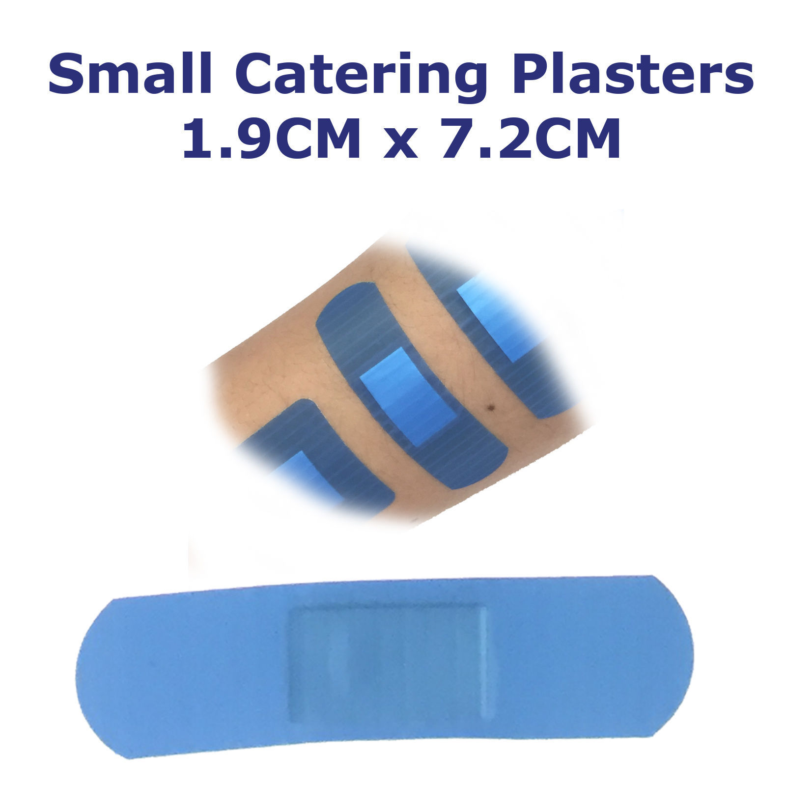 QUALICARE PREMIUM CATERING BLUE FIRST AID WOUND PLASTERS DRESSINGS 1 ...