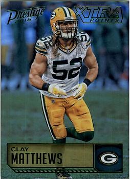 2016 Prestige Xtra Points Green #76 Clay Matthews Card | eBay