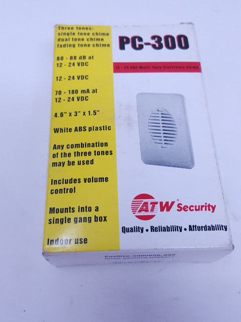 Pc-300 ATW Security Multi-tone Piezo Chime 782230500399 for sale online ...