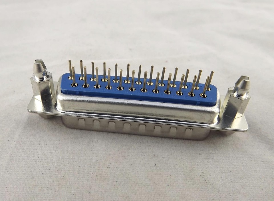 D-SUB DB25 25Pin Male DIP PCB Straight Solder Type Connector Adapter ...